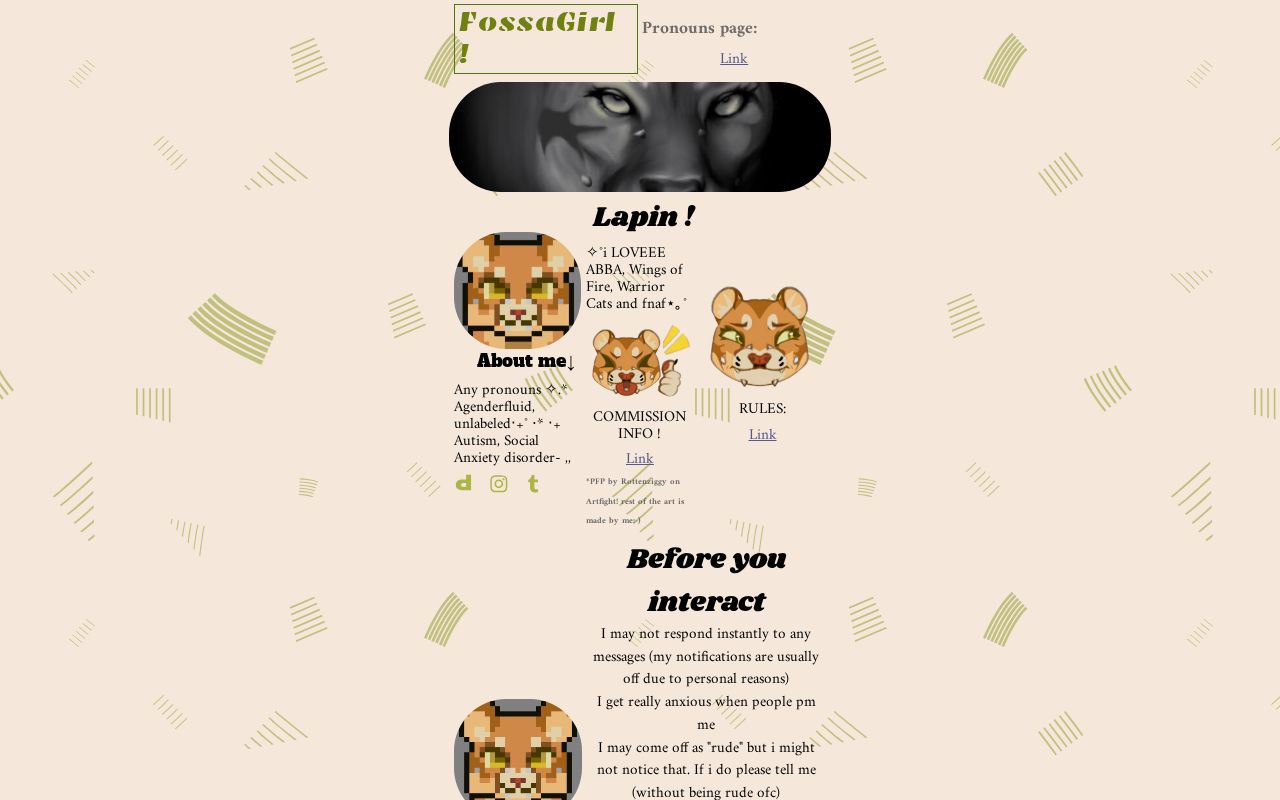 Info carrd𐔌՞. .՞𐦯